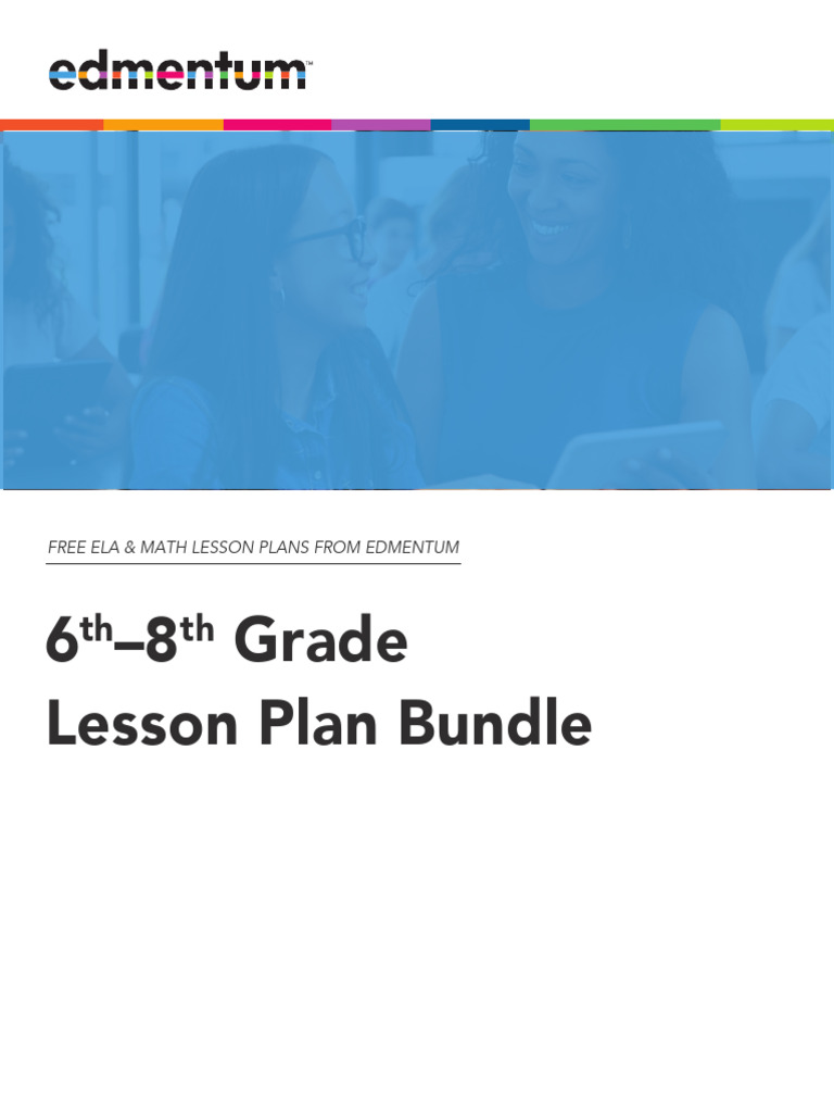 Free ELA & Math Lesson Plans for Grades 6-8 | PDF | Tornadoes | Area