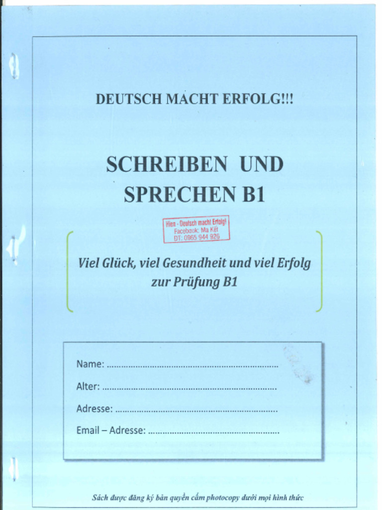 B1 Sprechen | PDF