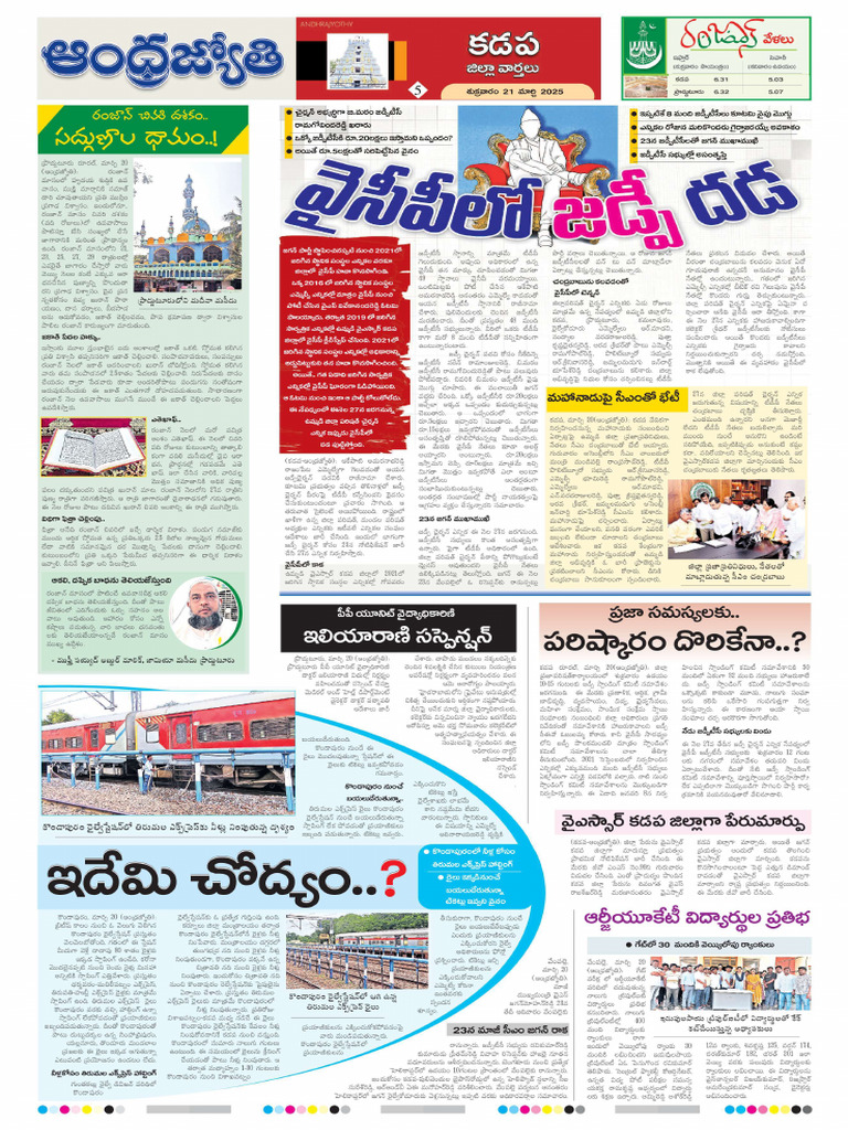 Kadapa-District AJ 21-03-2025 | PDF