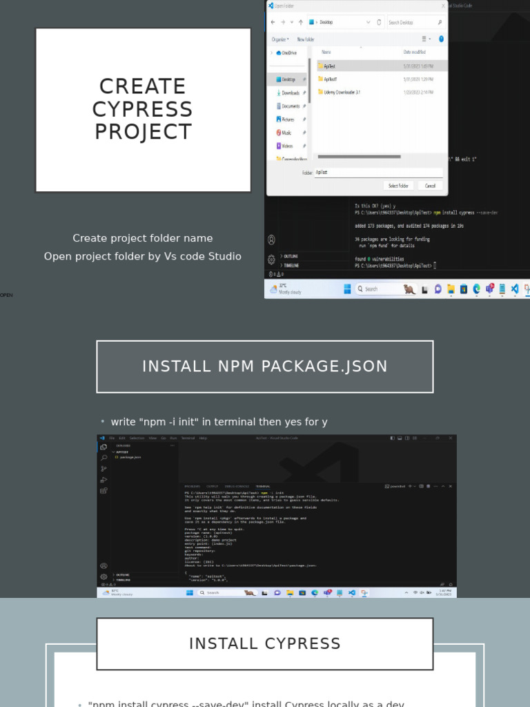 1 CreateCypressPresentation | PDF | Software Development | System Software