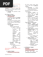 Body Tissues Concept Map Guide | PDF