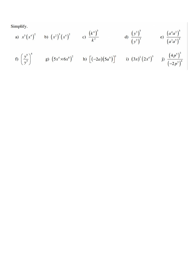 Review of Exponents and Scientific Notation | PDF