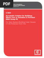 NZ Building Code: Fire Protection Clauses | PDF