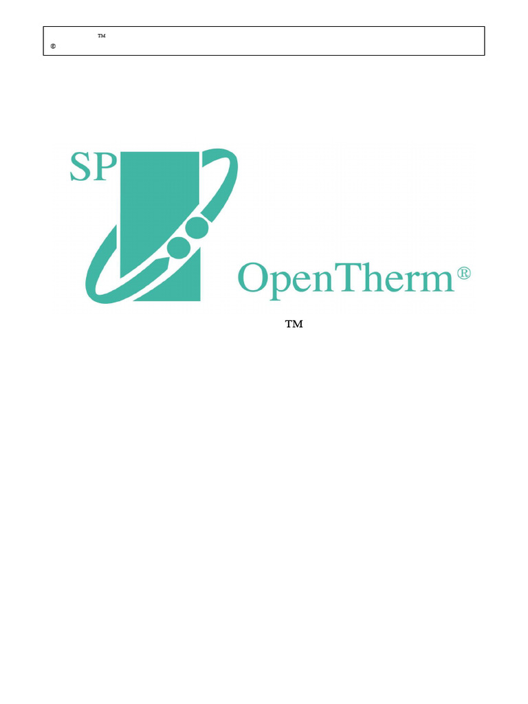 OpenTherm Protocol Specification v4.2 | PDF | Osi Model | Specification ...