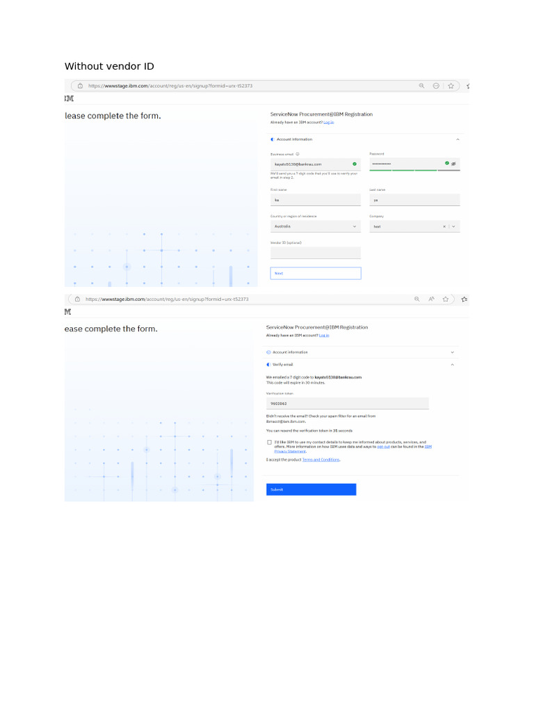 Supplier Reg Test Results | PDF
