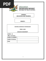 NGSA Practice Test Science Paper 1 - 29th March, 2025 | PDF | Blood | Foods