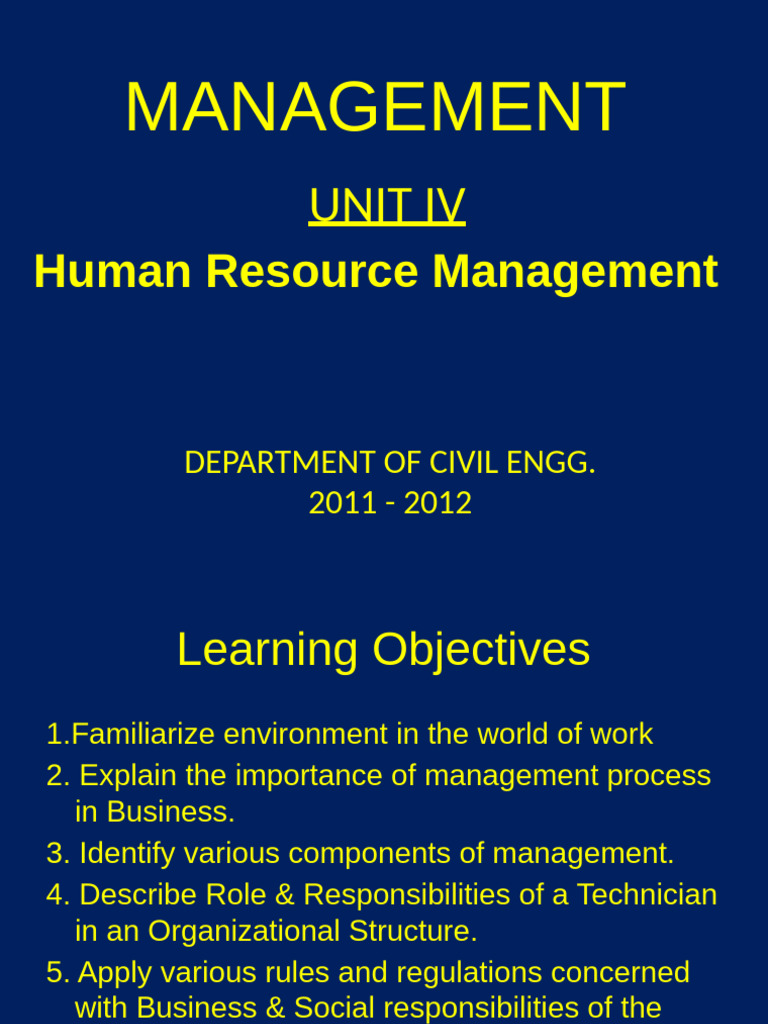 MANAGEMENT UNIT4 | PDF | Motivational | Motivation