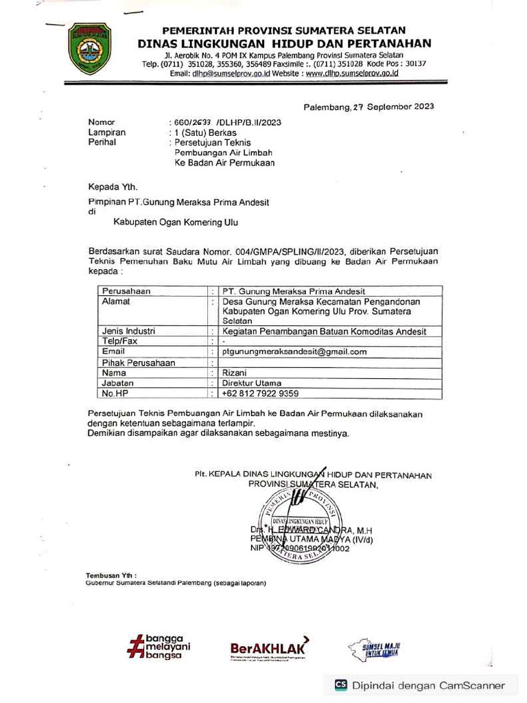 Pertek Limbah Air | PDF