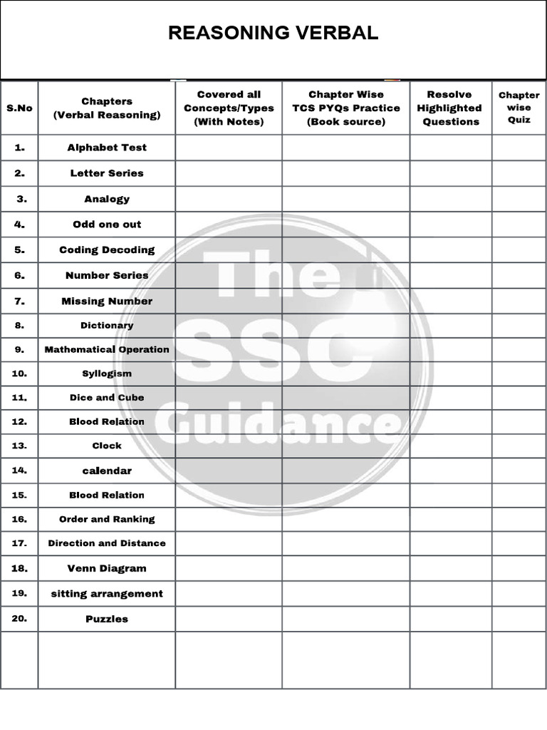 REASONING TRACKER | PDF