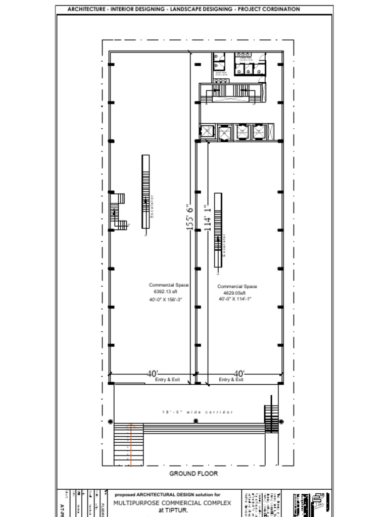 Amith Commercial Ground Floor 1 | PDF | Civil Engineering
