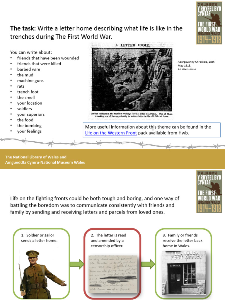 Letters From The Trenches | PDF | Military