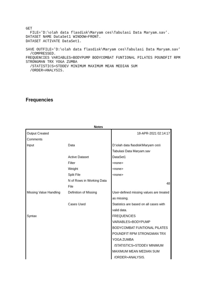 Fitness Class Data Analysis Summary | PDF | Applied Mathematics