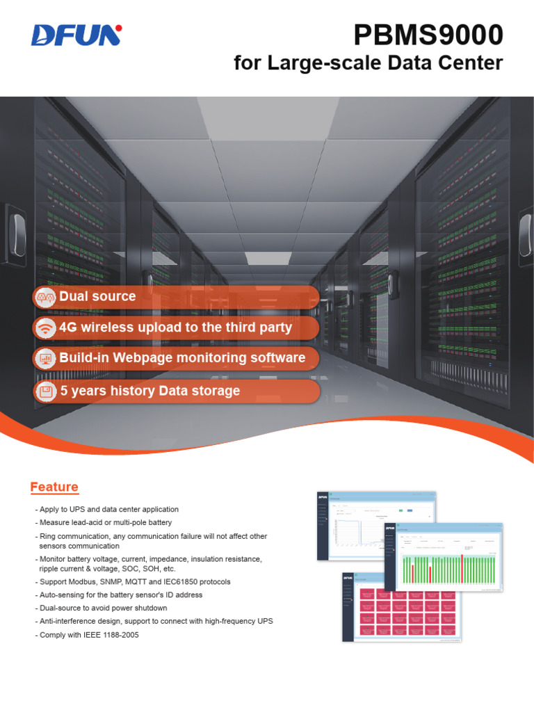 DFUN PBMS9000 For Large-Scale Data Center 2023 V2.1 | PDF | Power ...