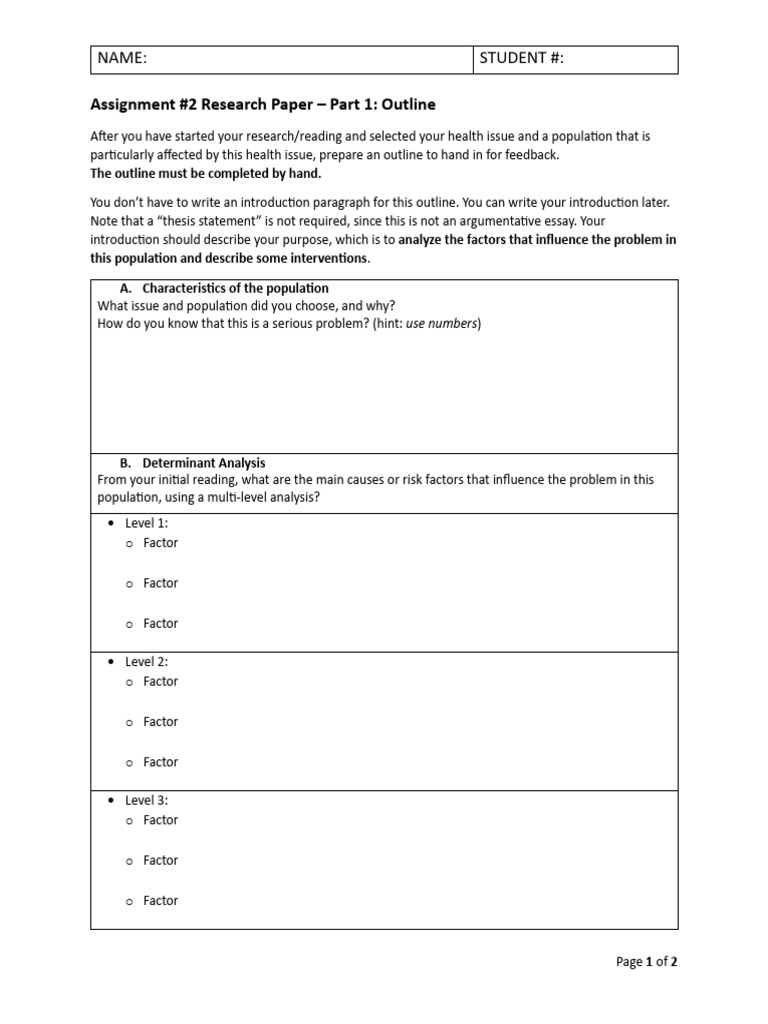Part 1 - Research Paper Outline | PDF | Cognition | Learning