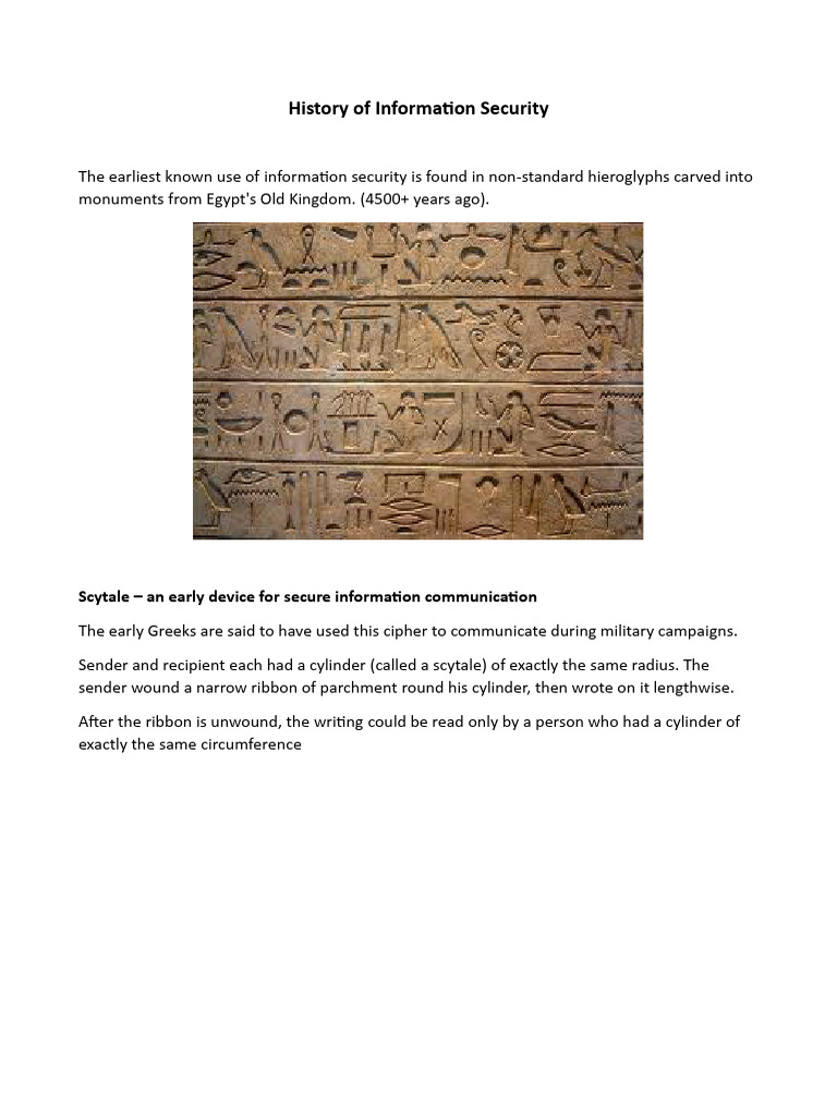 Evolution of Information Security History | PDF | Computer Virus | Secrecy