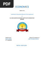 Economics and Business Studies Project Front Pages | PDF | Gratitude