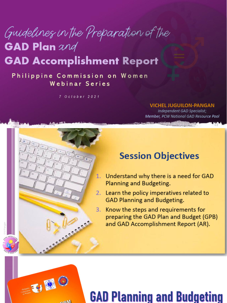 Guidelines On Preparation of GPB and GAD AR | PDF | Bias | Women's Rights