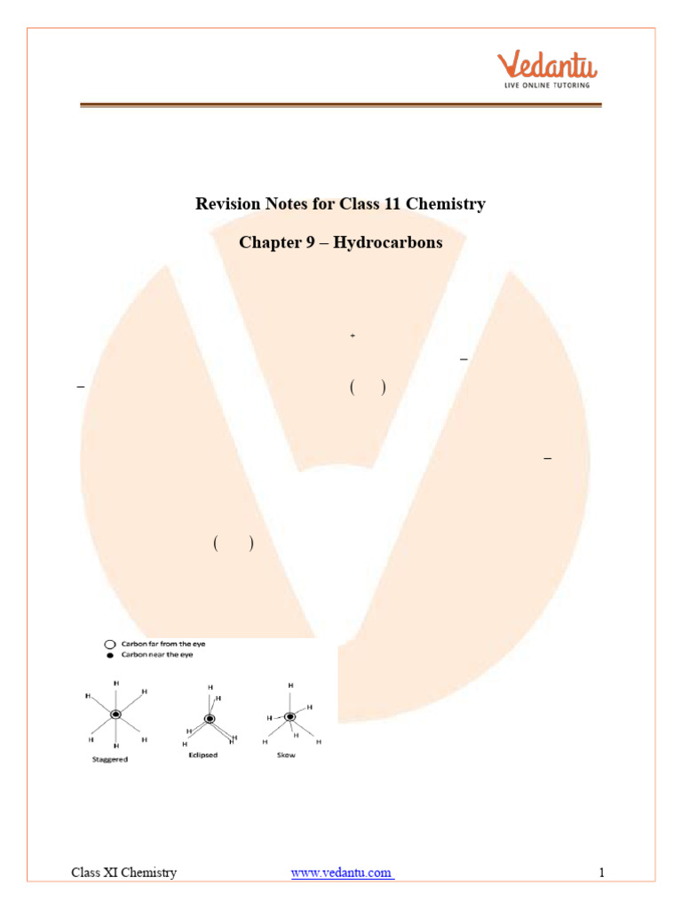 Chemistry Chapter 9 A Class 11 Notes FREE PDF Download | PDF | Alkene ...