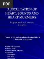 Classifications of Heart Murmurs | PDF | Cardiology | Medical Specialties