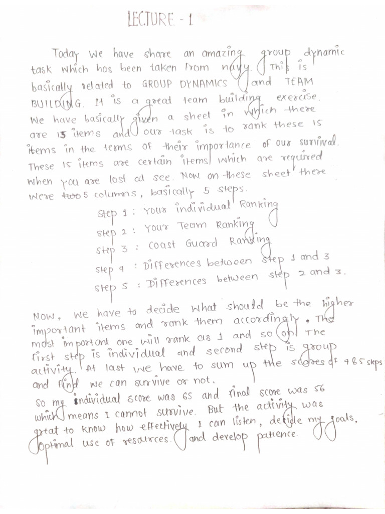 Fom Lecture Notes | PDF