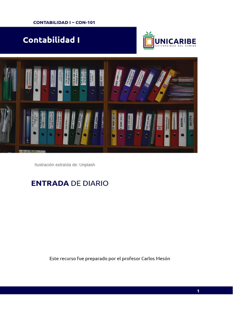Entradas de Diario en Contabilidad | PDF | Contabilidad | Tarjeta de débito