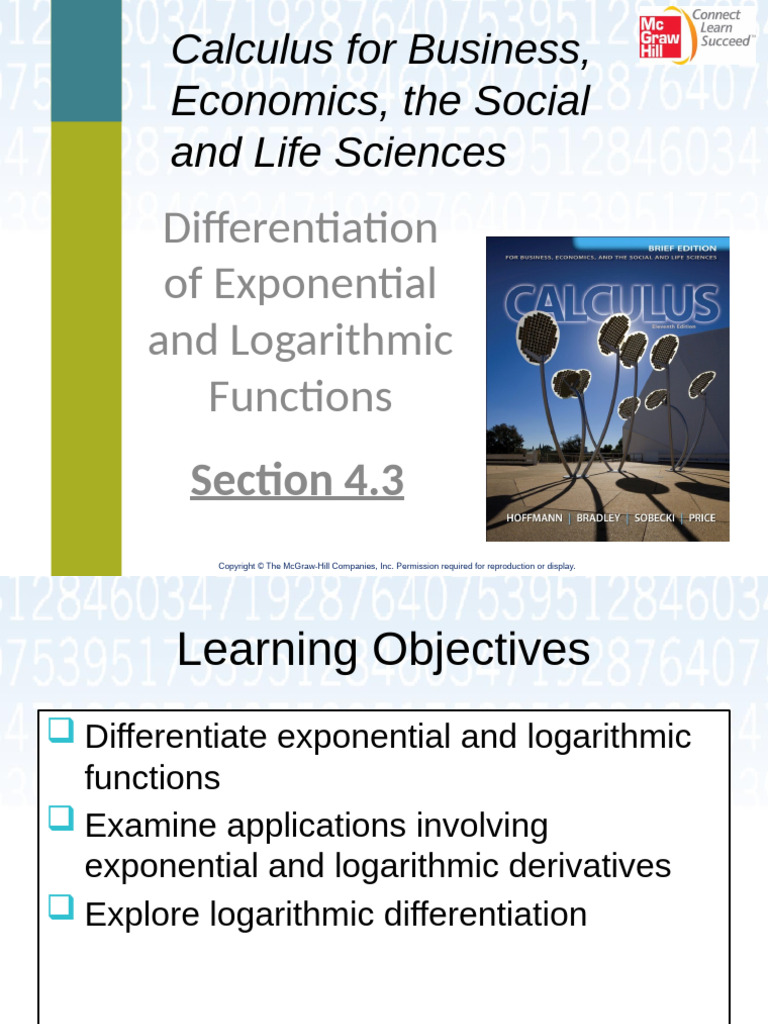 Calculus For Business, Economics, The Social and Life Sciences | PDF