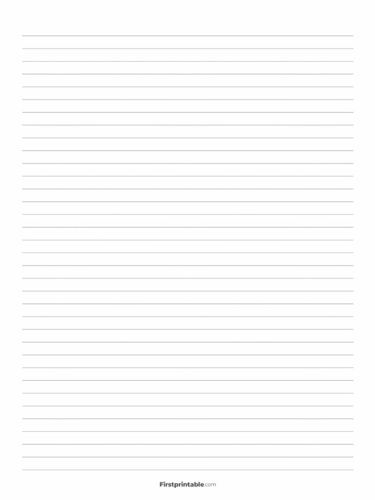 Printable Lined Paper Template College Ruled 7 1mm Firstprintable Com | PDF