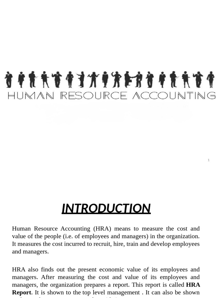 Human Resource Accounting | PDF | Human Resources | Valuation (Finance)