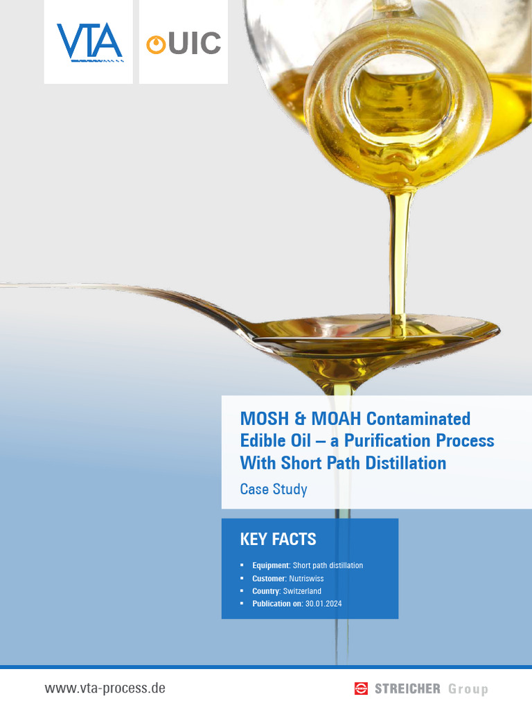 MOSH MOAH Case Study Brochure 2024 S | PDF | Distillation | Oil