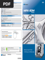 MD X2500 Datasheet | PDF | Usb | Laser