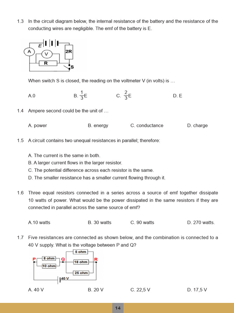 Tutorials-Electric Circuits-Continued | PDF | Voltage | Resistor