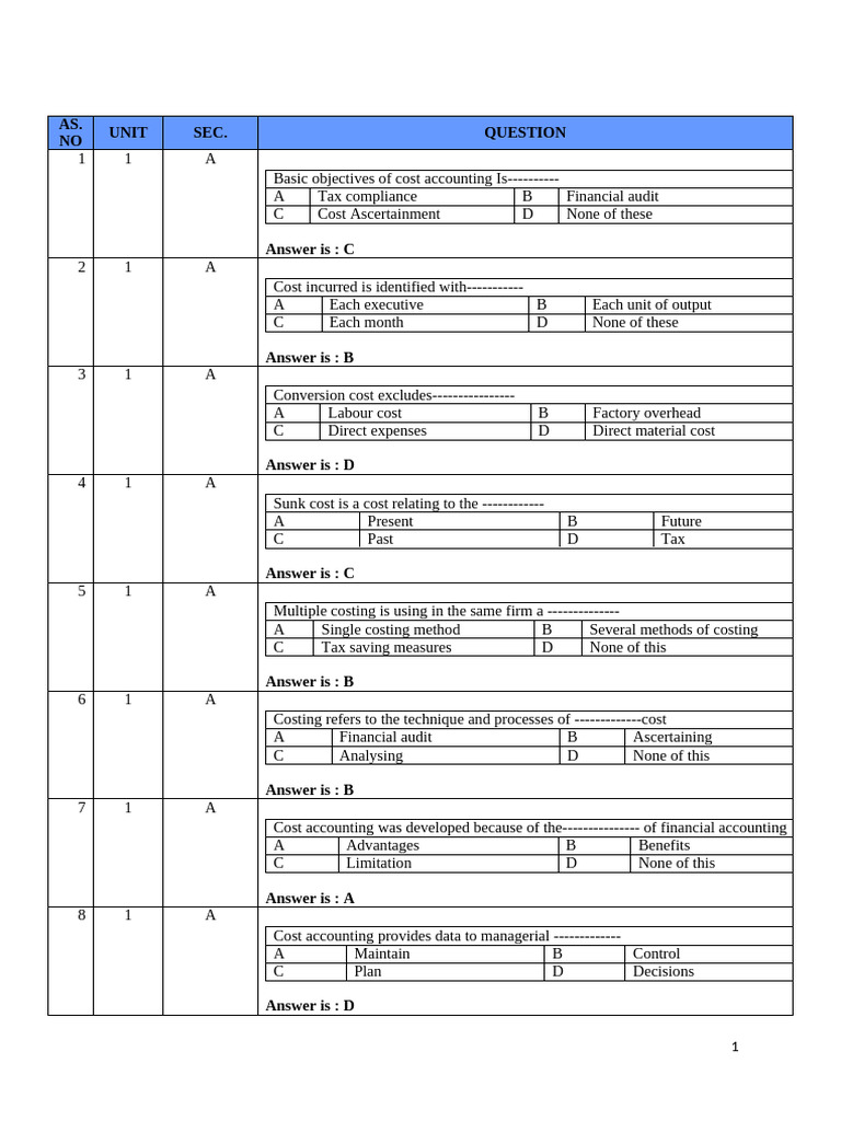 Qb-Cma-I Mib | PDF | Cash Flow Statement | Working Capital