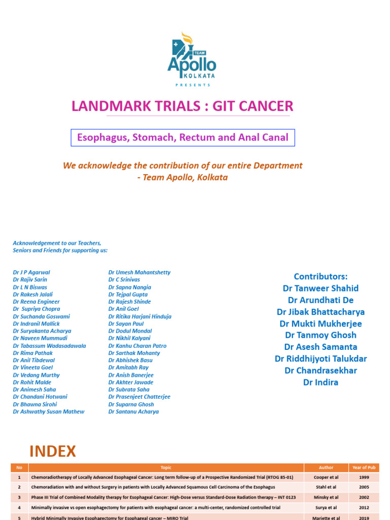 GI Landmark Slides | PDF | Colorectal Cancer | Esophageal Cancer