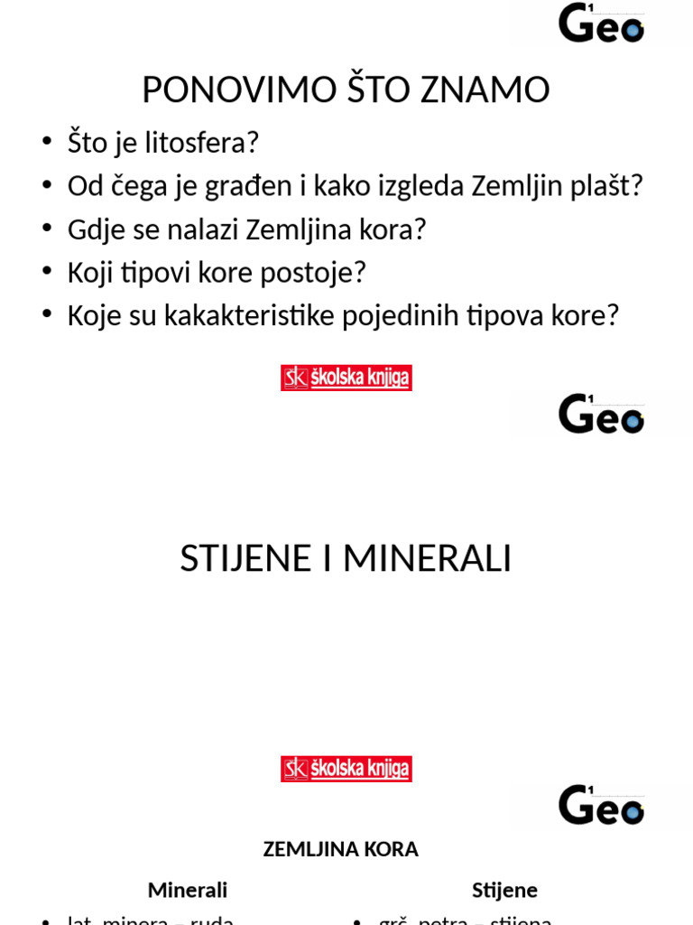 3 - Stijene I Minerali | PDF