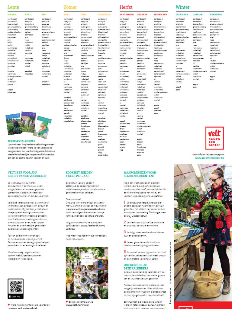 Seizoenskalender Van Velt | PDF