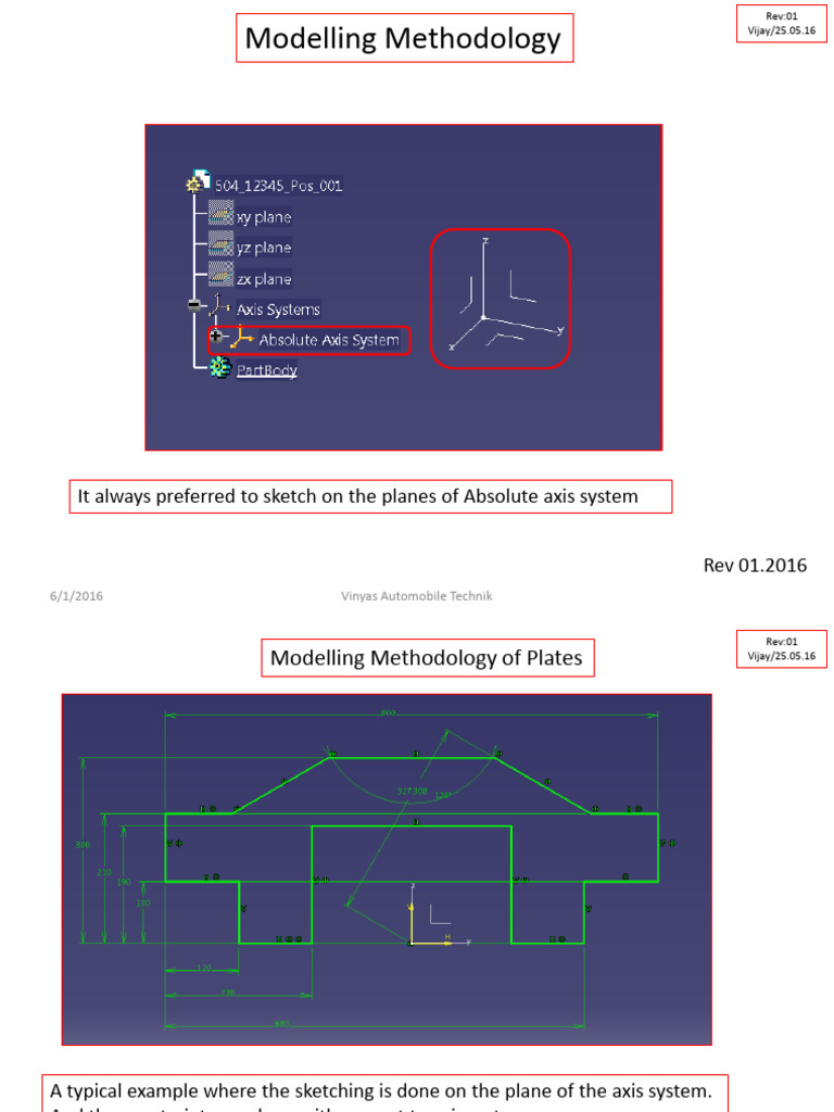 Modelling Methodology_Rev01 1 | PDF | Machining