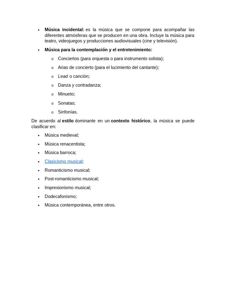 Música Incidental | PDF