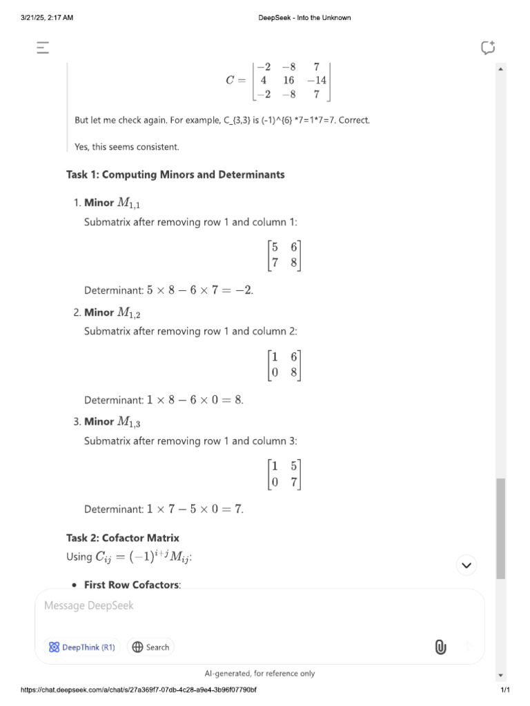 Q1 Matrix | PDF
