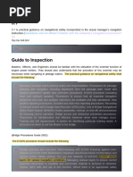Bridge Procedure Guide | PDF | Navigation