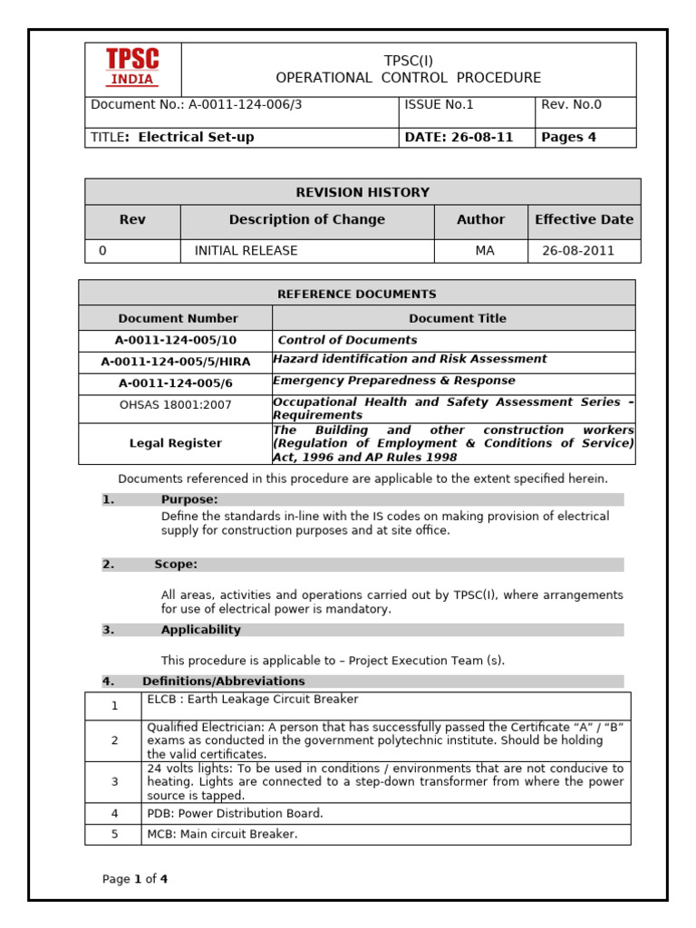 Electrical Set-Up - OCP - 3 | PDF | Electrical Connector | Electrician