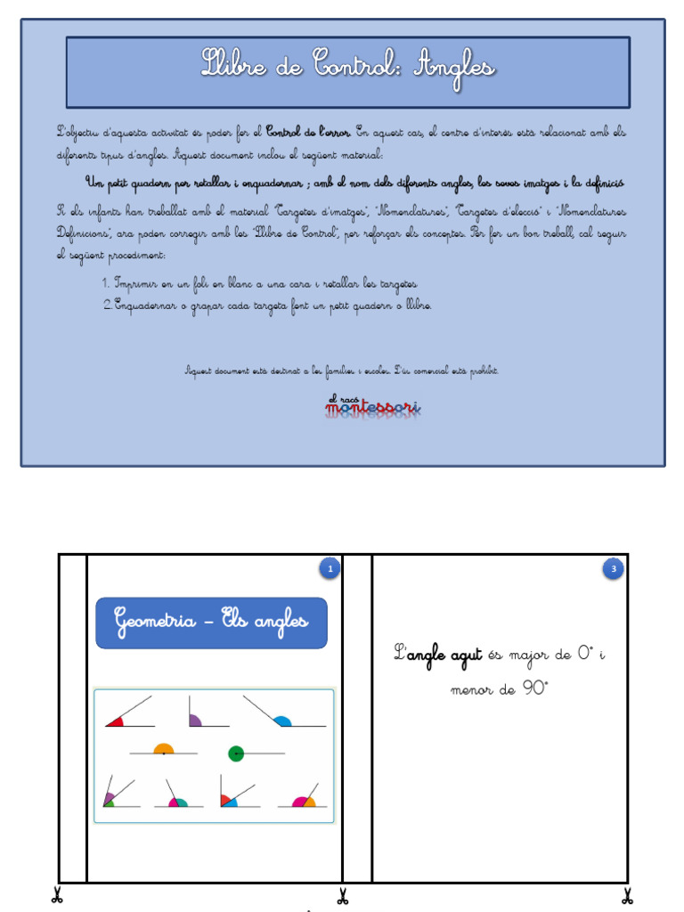 Llibre Control - Angles | PDF