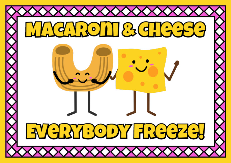 Macaroni and Cheese Call and Repeat Classroom Management Poster in Pink ...