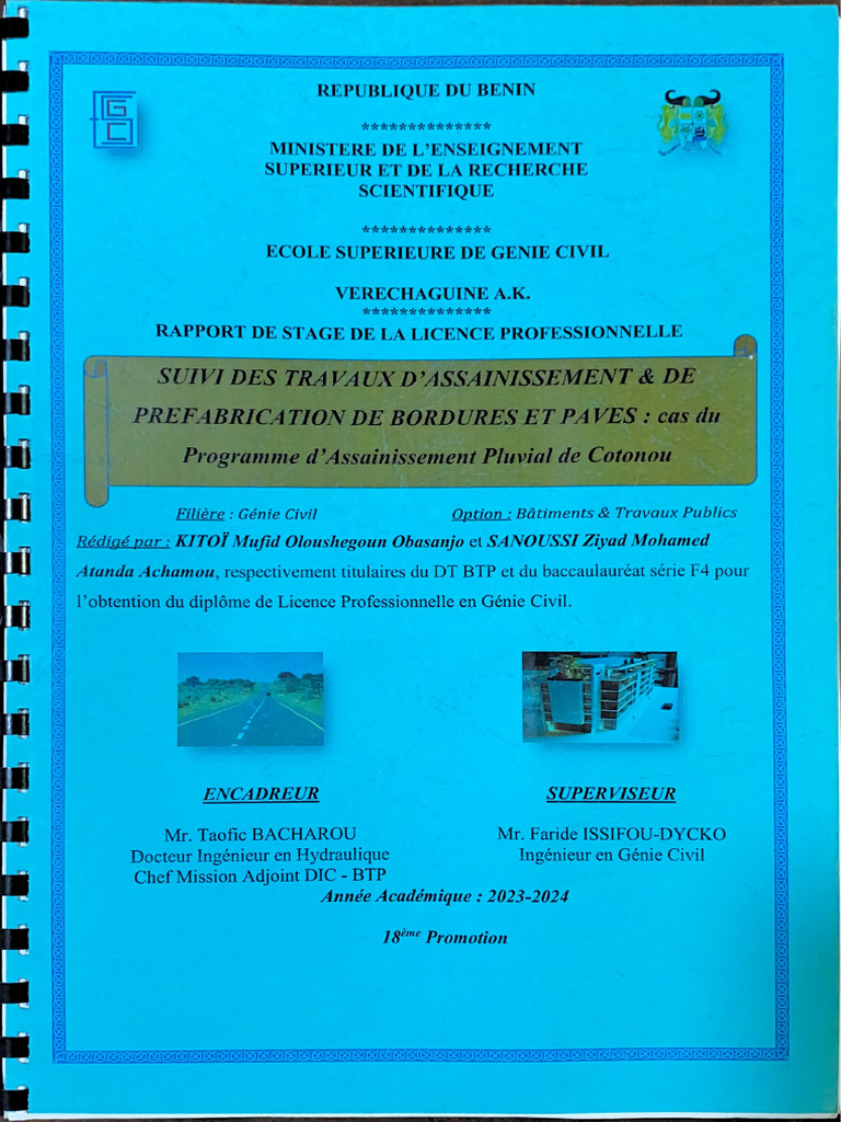 Document scanné Rapport de soutenance 1 | PDF