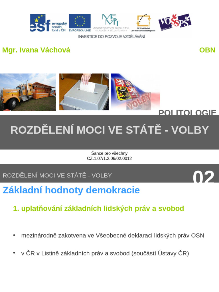 Rozdeleni Moci Ve State | PDF