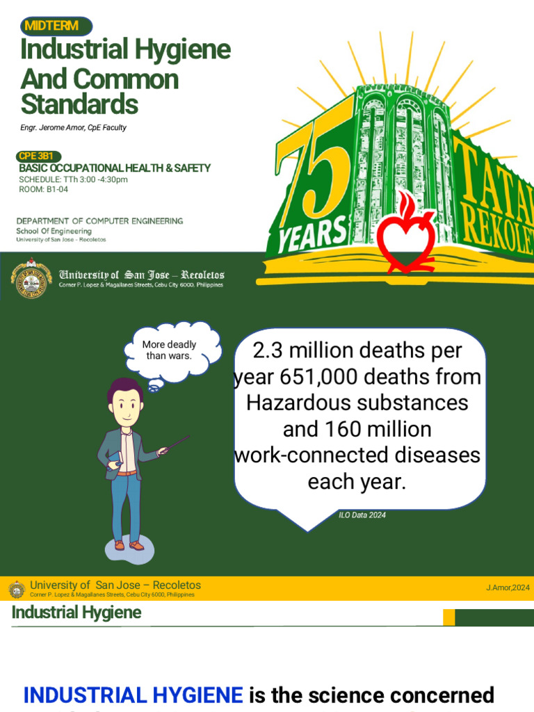 Industrial Hygiene and Common Standards - 911351 | PDF | Occupational ...