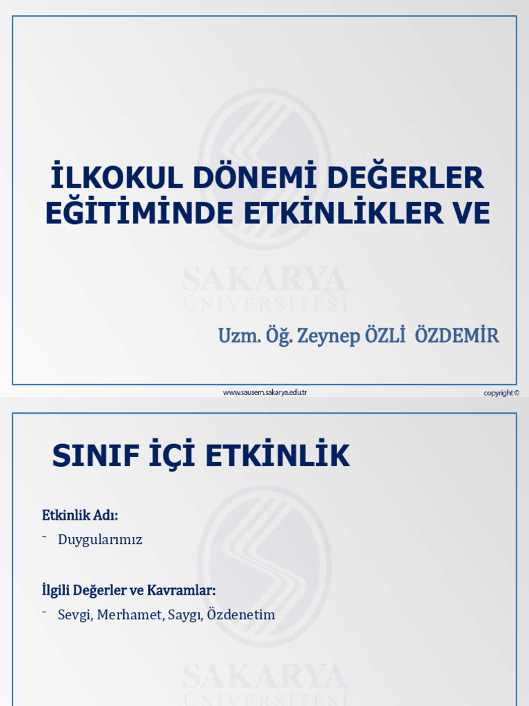 Ilkokul Don. Etkinlik Ve Uygulama 2 (Dokuman) | PDF