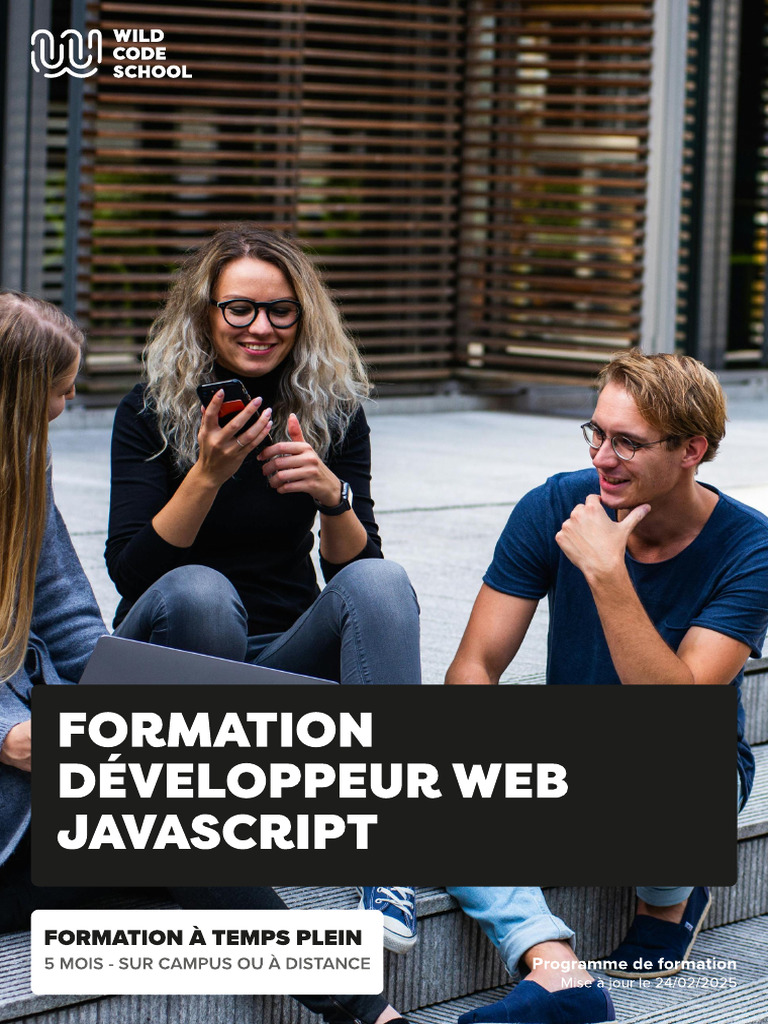 Wild Code School Syllabus FRB2C WebDev JS 5M (2023) | PDF