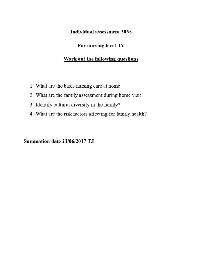 Individual Assismentfor CHN | PDF