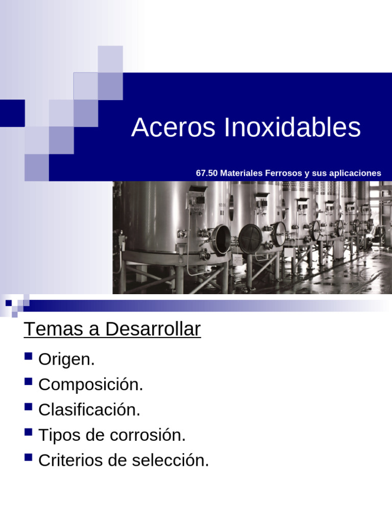 Guía Completa sobre Aceros Inoxidables | PDF | Acero inoxidable ...
