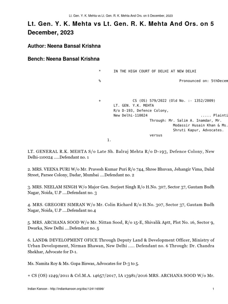 Section-22-Master-Ourfinal decree-MMT Didn't-Show-Interest | PDF ...